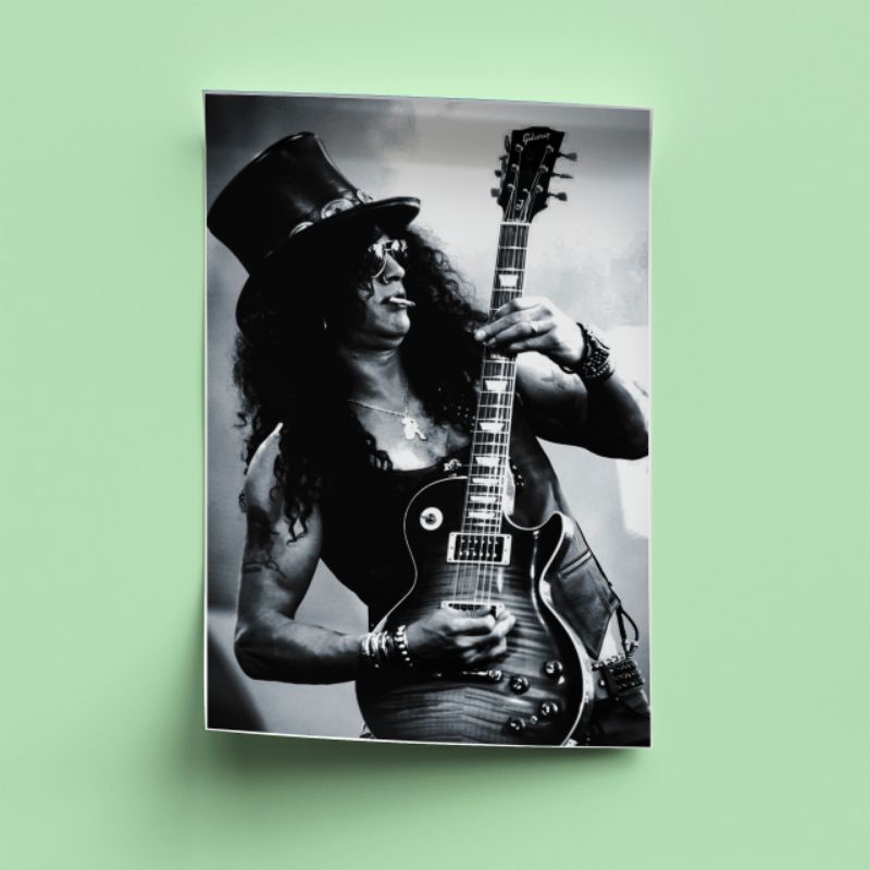 Jual Poster Slash M27 / Poster Gun N' Roses / Poster Musik / Poster A3 ...