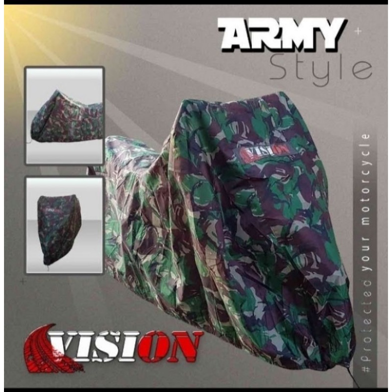 Jual Cover motor army/Sarung motor army/ Tutup motor army / loreng ...