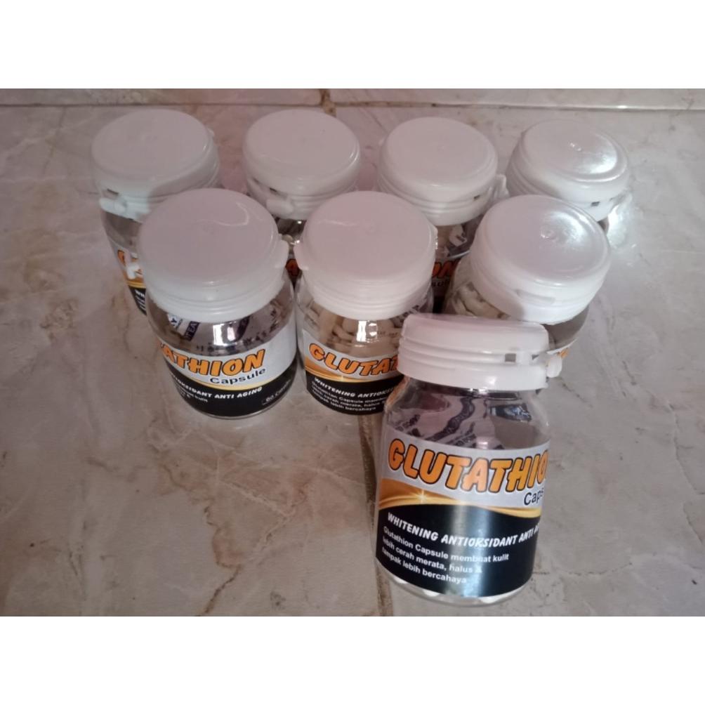 Jual Suplemen Pemutih Badan Glutathione Kapsul Hi Glow Skincare 60 ...