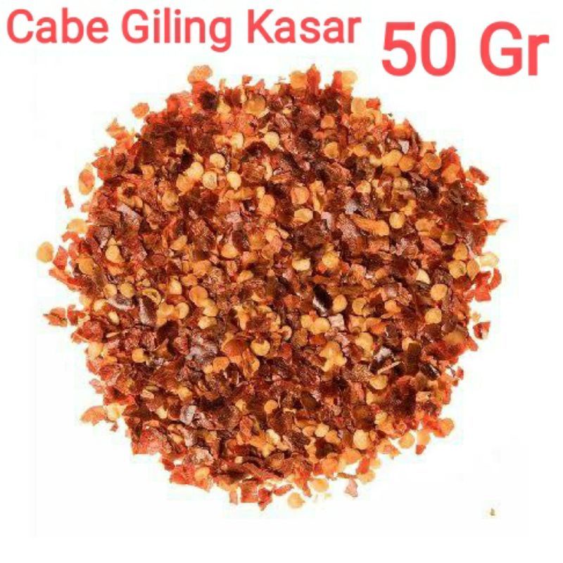 Jual Cabe lombok cabai kering giling kasar pedas hot chili flakes ...