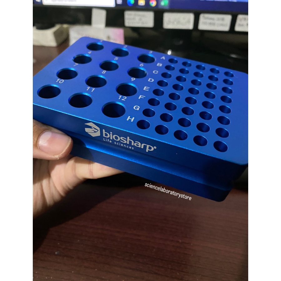 Jual Microtube and PCR Cooling Block Aluminium Untuk 0.2 ml, 1,5 ml dan ...