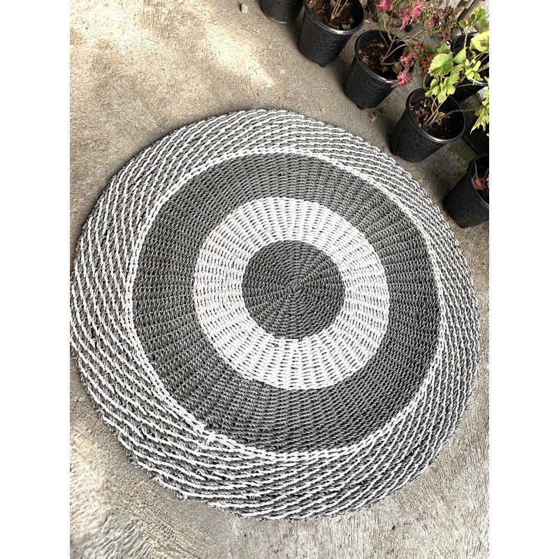 Jual COD KARPET ROTAN BULAT DIAMETER 120CM KARPET RUG ANYAMAN Seagrass ...