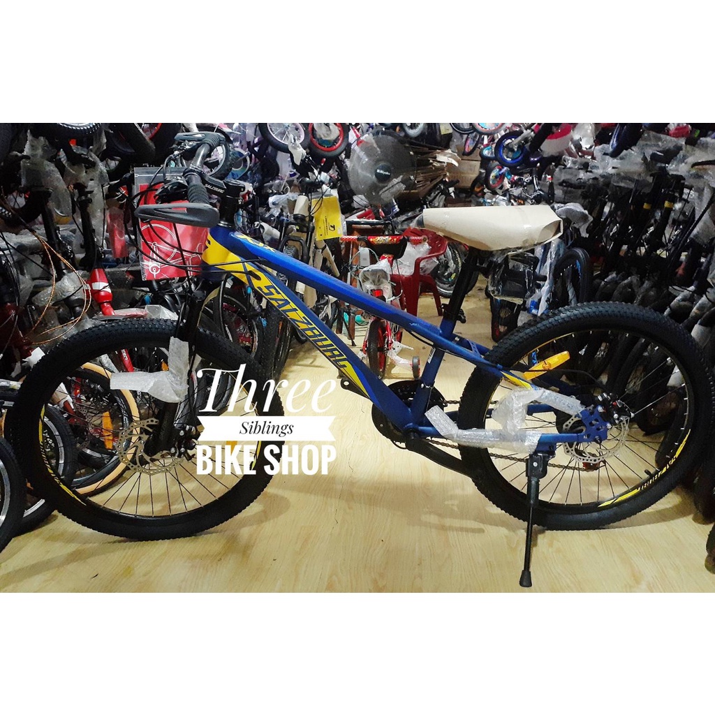 Jual SEPEDA GUNUNG MTB GENIO SALZBURG 24 INCH WARNA BLUE YELLOW | Shopee Indonesia