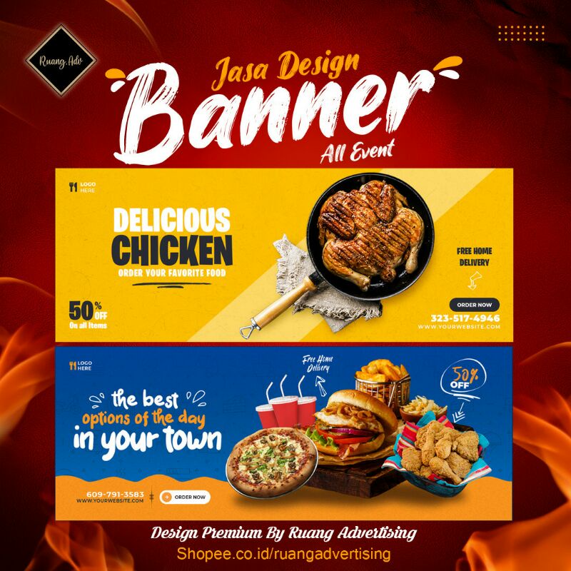Jual Jasa Design Banner Spanduk Premium | Shopee Indonesia