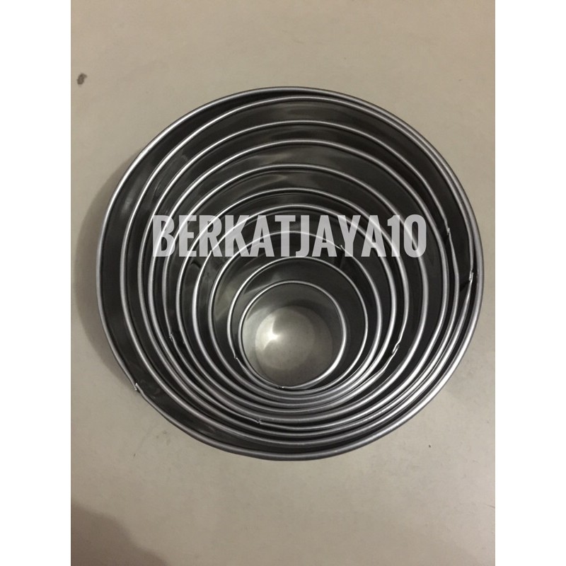 Jual Cookies Cutter Ring Cutter Cetakan Donat Stainless Tinggi 4 cm ...