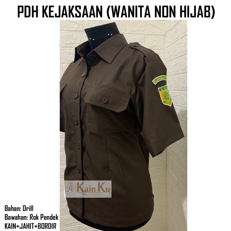 Jual SERAGAM PDH KEJAKSAAN (WANITA NON HIJAB) | Shopee Indonesia