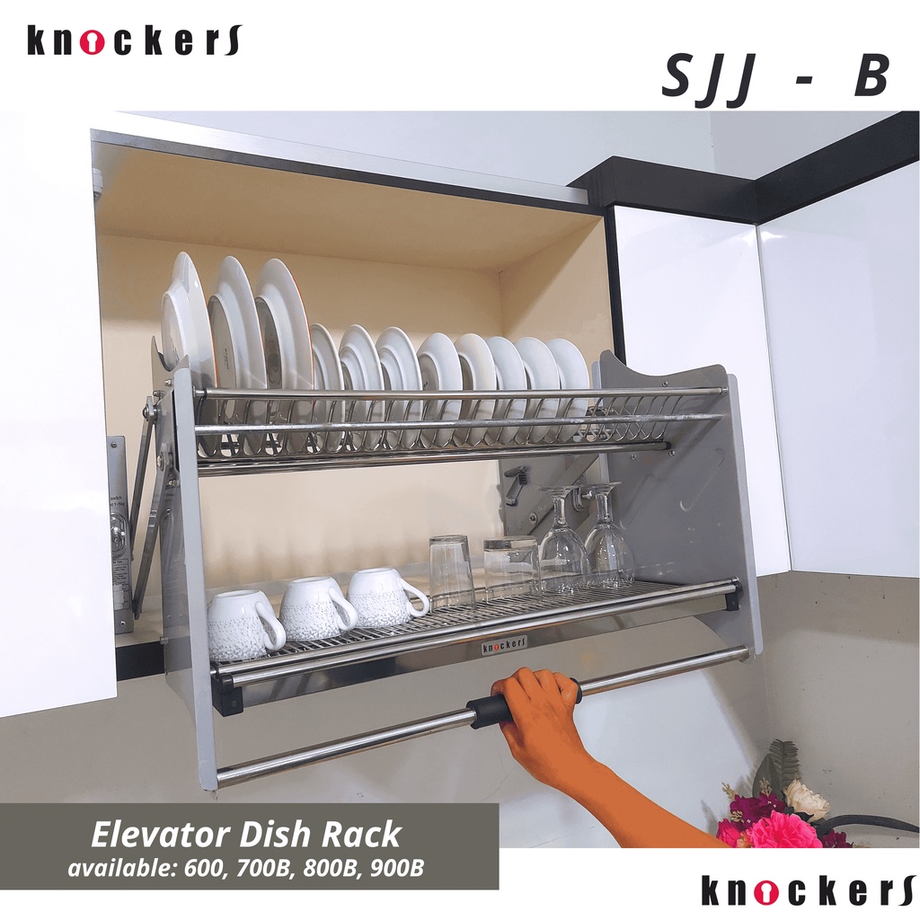 Jual Knockers Elevator Basket Dish Rack SJJ B | Shopee Indonesia