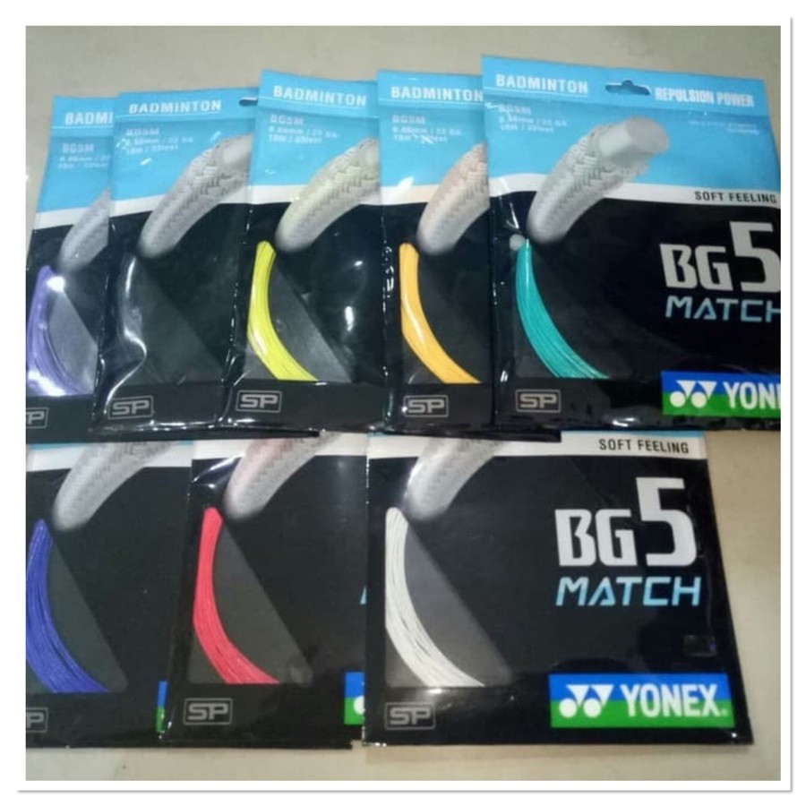 Jual SENAR BADMINTON YONEX BG 5 M /MATCH ORIGINAL 100% | Shopee Indonesia