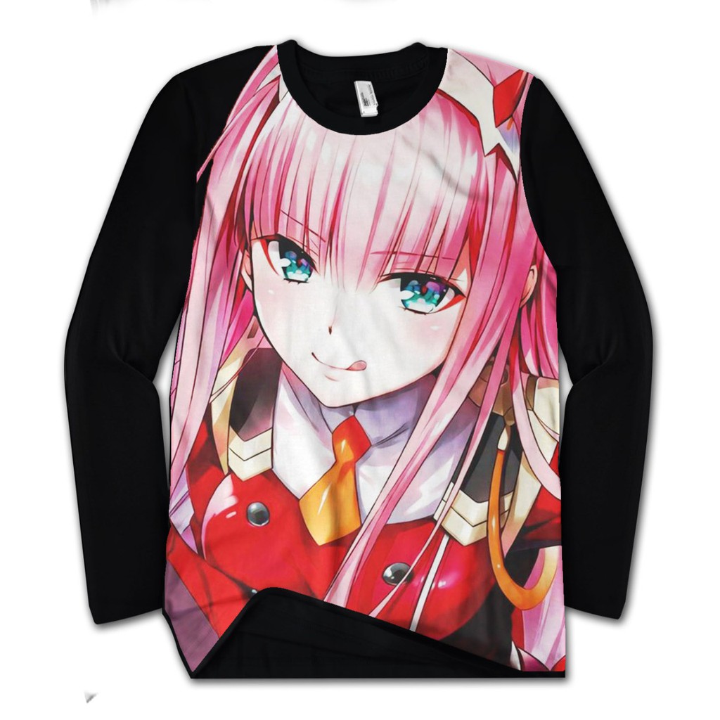 Jual PROMO Long Sleeve 3D Anime Zero Two Darling In The Franxx - Qeqe ...