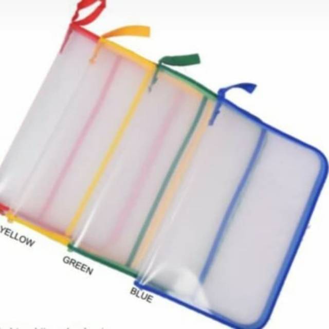 Jual MAP PLASTIK SLETING ZIPPER /ZIPPER BAG DAN KANCING JARING FOLIO ...
