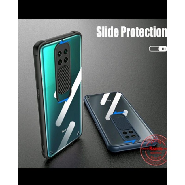Jual REDMI NOTE 9 PRO RZant Slide Kamera Hard Case Tranparan Beatle ...