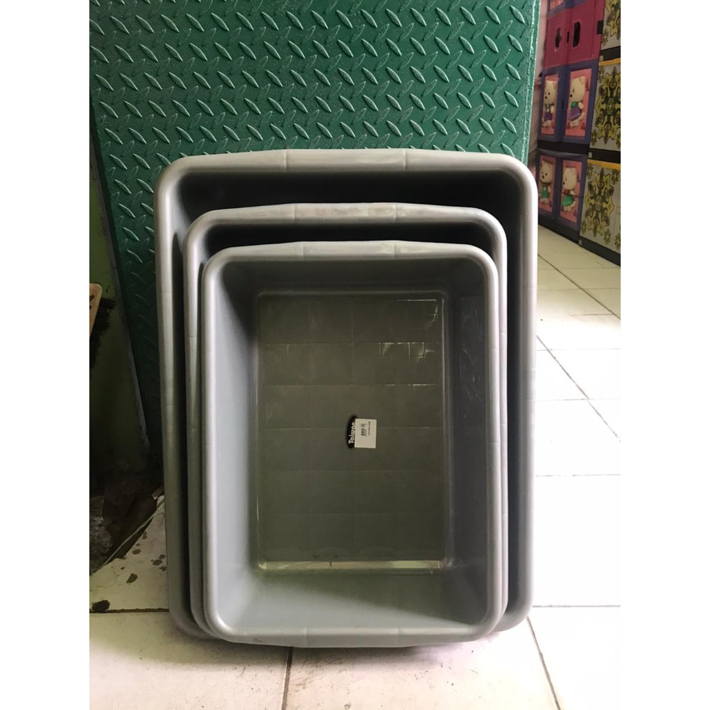 Jual Bak tahu taiwan abu-abu - Bak pasir kucing jumbo - Bak segi ...