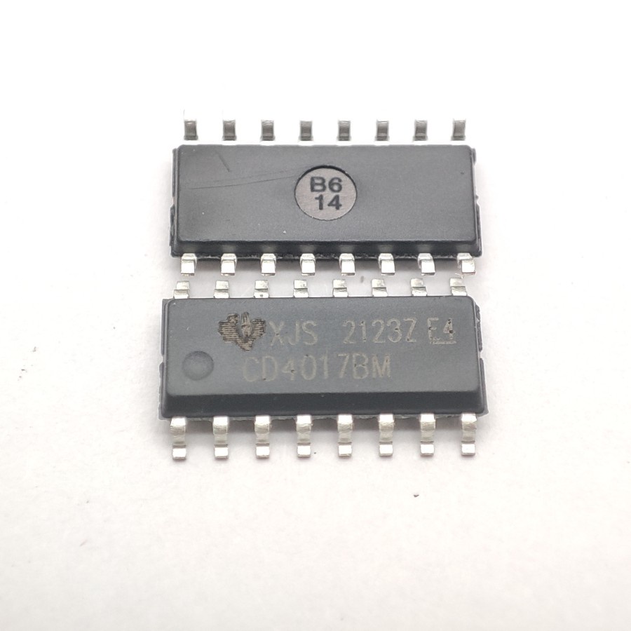 Jual Ic SMD CD4017BM Cmos CD 4017 Counter with 10 decoded output ...