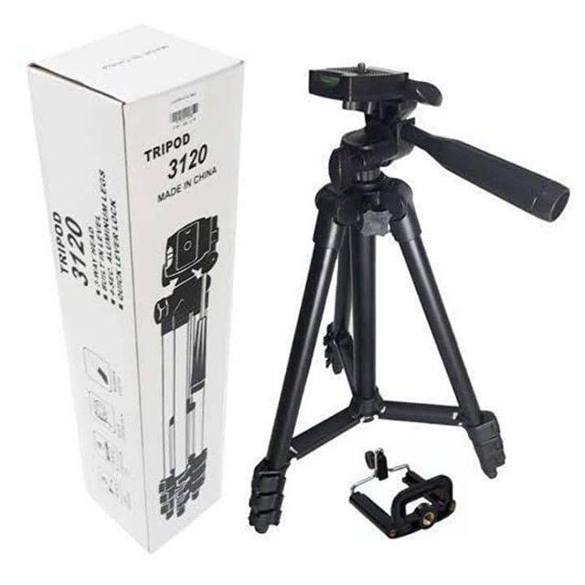 Jual Tripod Besar Full Black Color dan silver | Shopee Indonesia