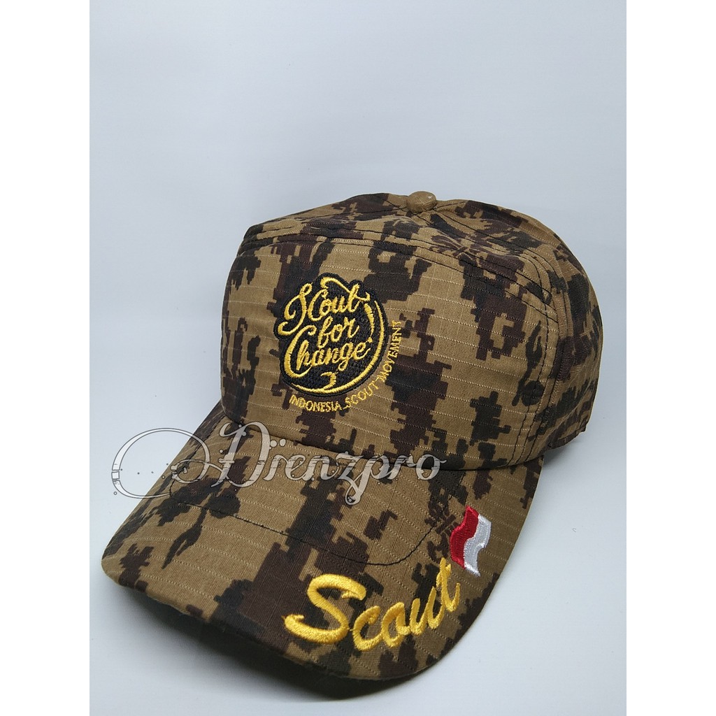 Jual TOPI LORENG COKLAT PRAMUKA TERLARIS TERPOPULER COD BEST SELLER ...