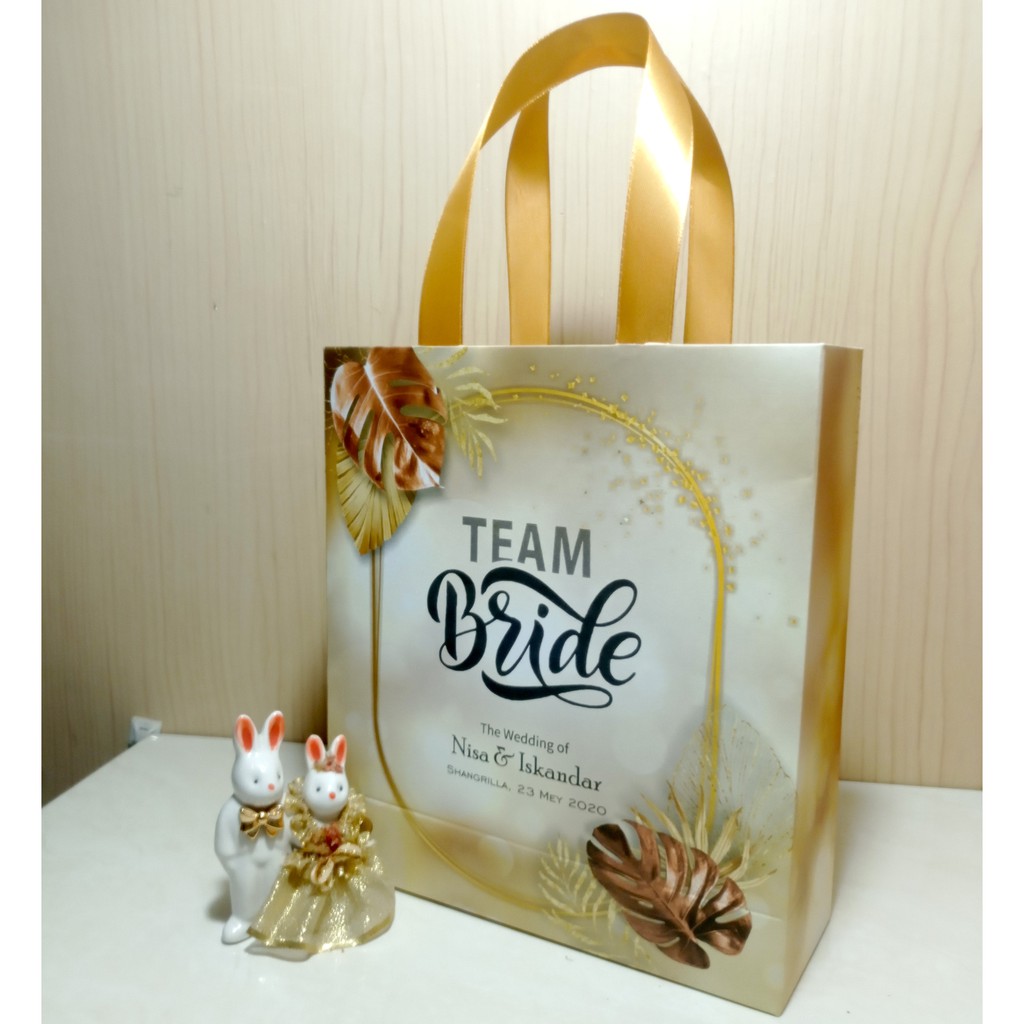Jual Sliding Bag Sliding Box Bridesmaid Portrait - Tas Kertas + Soft ...