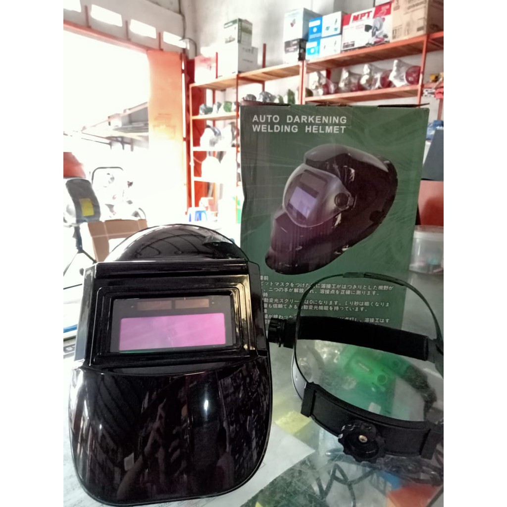 Jual TOPENG LAS OTOMATIS KDK WELDING HELMET / KEDOK LAS OTOMATIS KDK ...