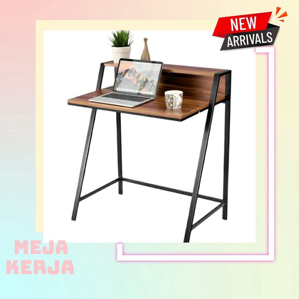 Jual Meja Belajar Besi Holo Galvanis / Meja Kerja Kokoh Minimalis ...