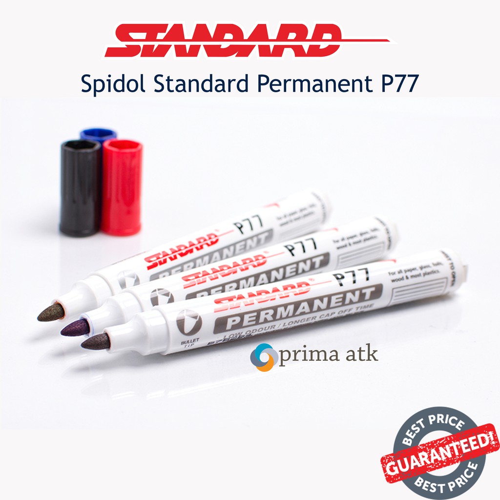 Jual SPIDOL PERMANENT STANDARD WHITEBOARD MARKER TIDAK LUNTUR WARNA ...