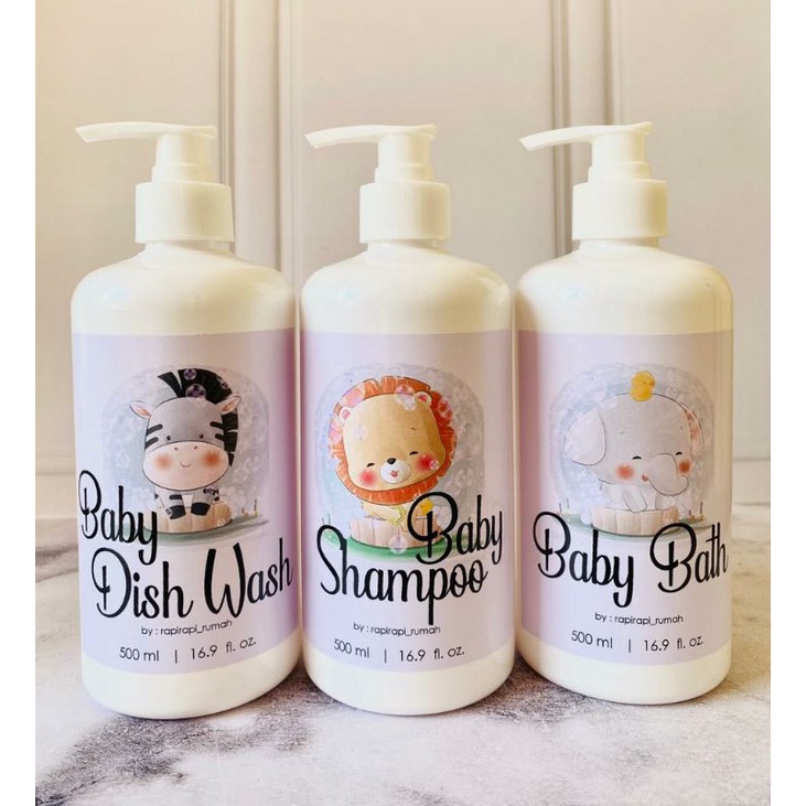 Jual Botol Kosong Isi Ulang Sabun Bayi Putih Pump Refill 500 ml ...