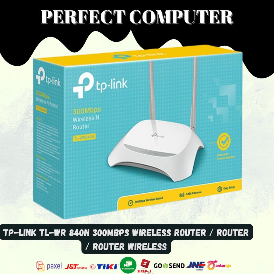 Jual TP-LINK TL-WR 840N 300MBps Wireless Router / router / router ...