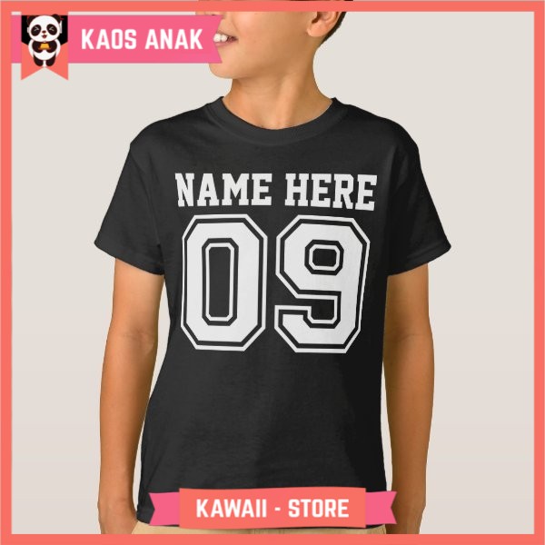Jual Kaos Baju Anak 9th Birthday (Customizable Kid's Name) Premium ...
