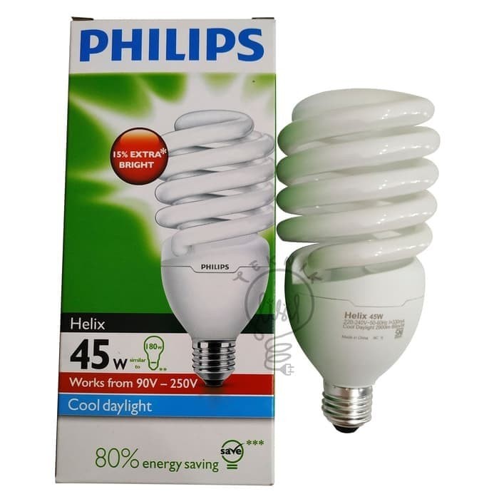 Jual LAMPU PHILIPS HELIX 45 WATT LAMPU HEMAT ENERGI 45 WATT LAMPU PHILIPS | Shopee Indonesia