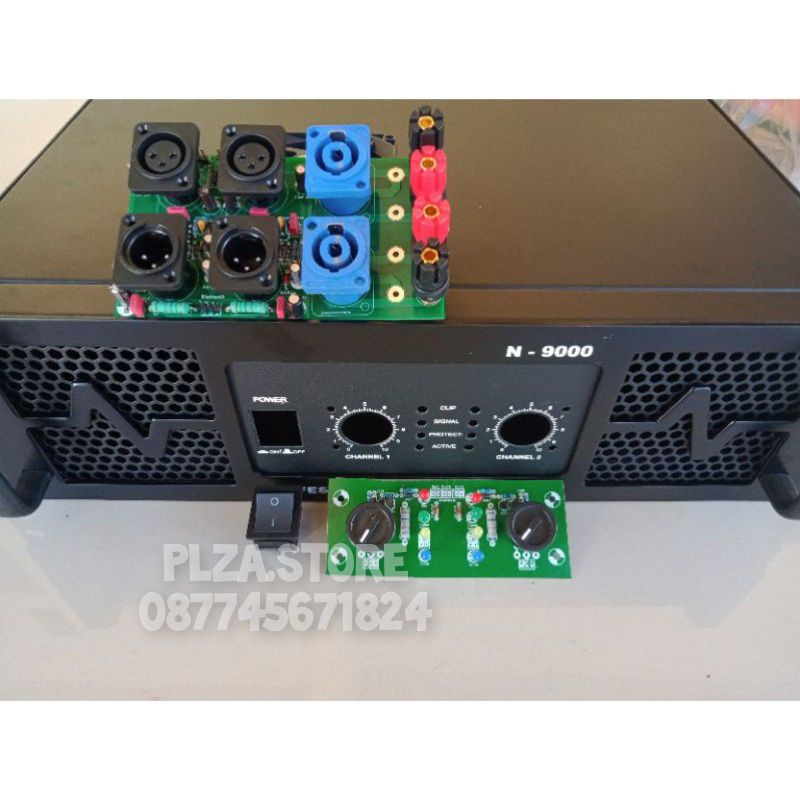 Jual Bok power amplifier N9000 lengkap panel depan belakang | Shopee Indonesia