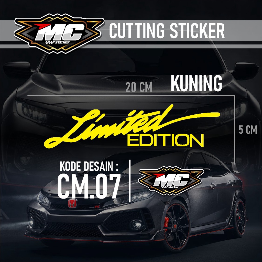 Jual MC Cutting Sticker CM 07 - Aksesoris Motor Mobil Stiker Cutting ...