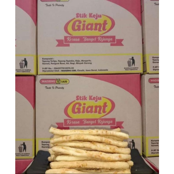 Jual giant cheese stick karton 2,5kg | Shopee Indonesia