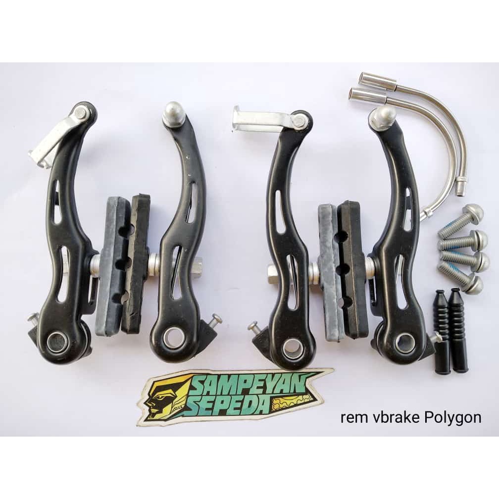 Jual Brake Set VBrake Sepeda Polygon - Paket Rem V Brake Sepeda MTB ...