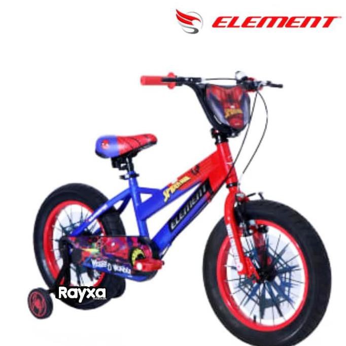 Jual sepeda bmx marvel spiderman sepeda anak element 16 inch | Shopee ...