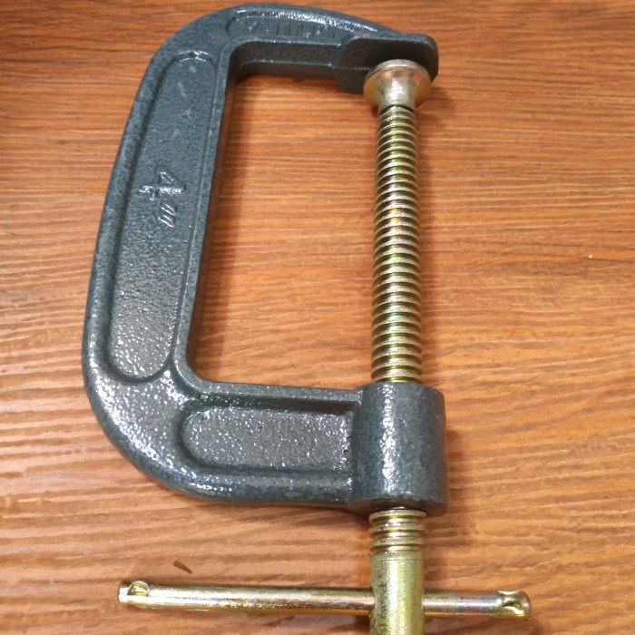 Jual Clamp C 4 inch alat press kayu penjepit kayu | Shopee Indonesia