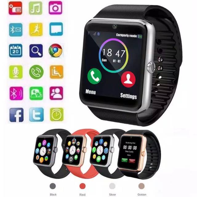 Jual Original Dstech Grosir Smartwatch GT08 GSM Bluethooth Support ...
