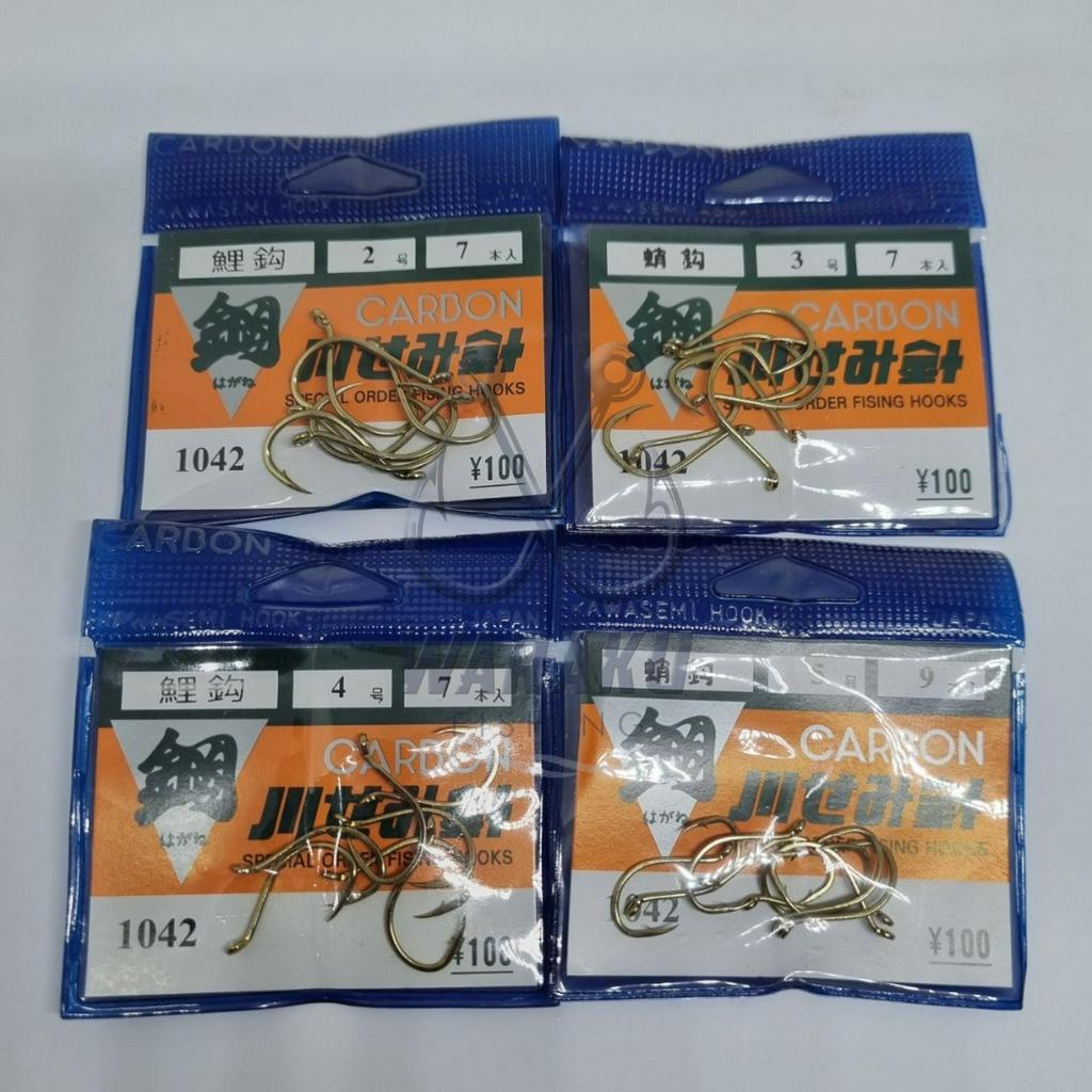 Jual Mata Pancing Carbon 1042 Emas Kawasemi Hook | Shopee Indonesia