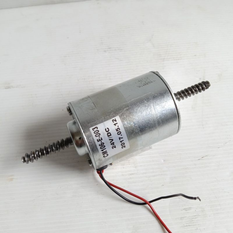 Jual DC motor 24V 3000rpm Modo motor Shaft ulir dobel as | Shopee Indonesia