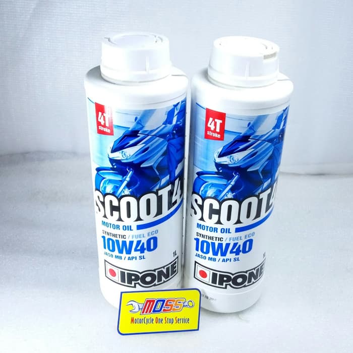 Jual OLI MOTOR MATIC Ipone Oil Scoot 4 10W40 1L ORIGINAL PRODUCT ...