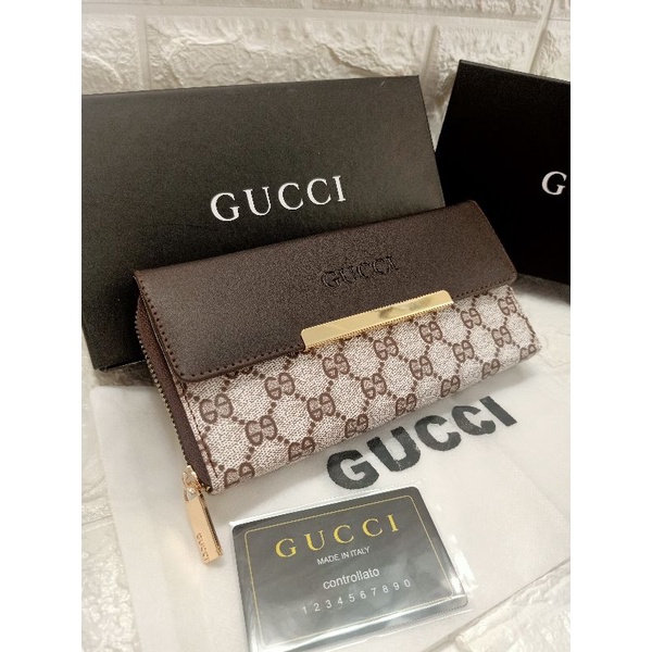 Jual Dompet Gucci (ada Box + Sertifikat) | Shopee Indonesia
