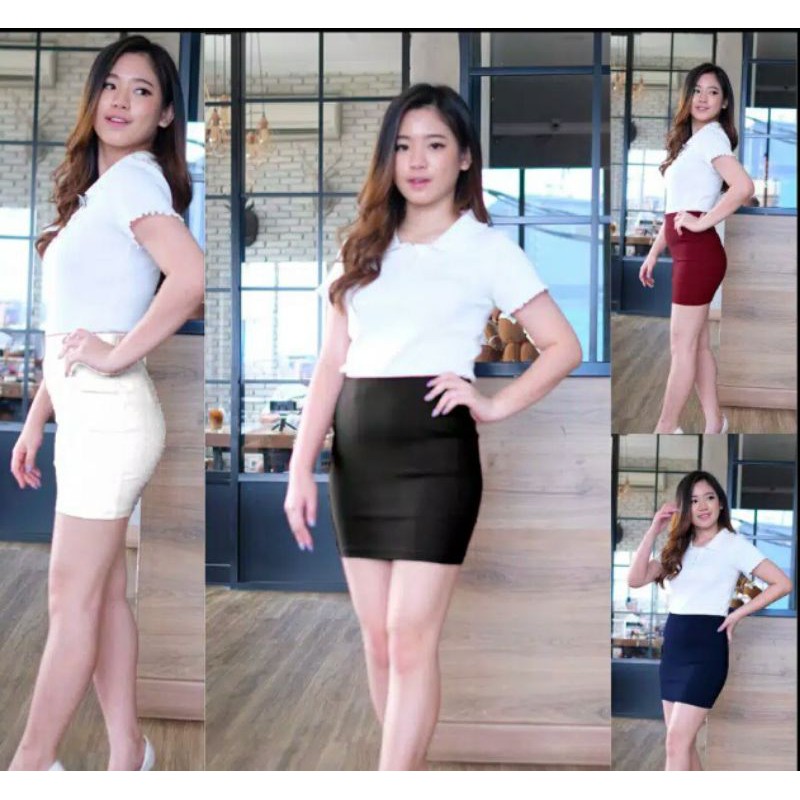 Jual Rok span mini ukuran standar & jumbo | Shopee Indonesia
