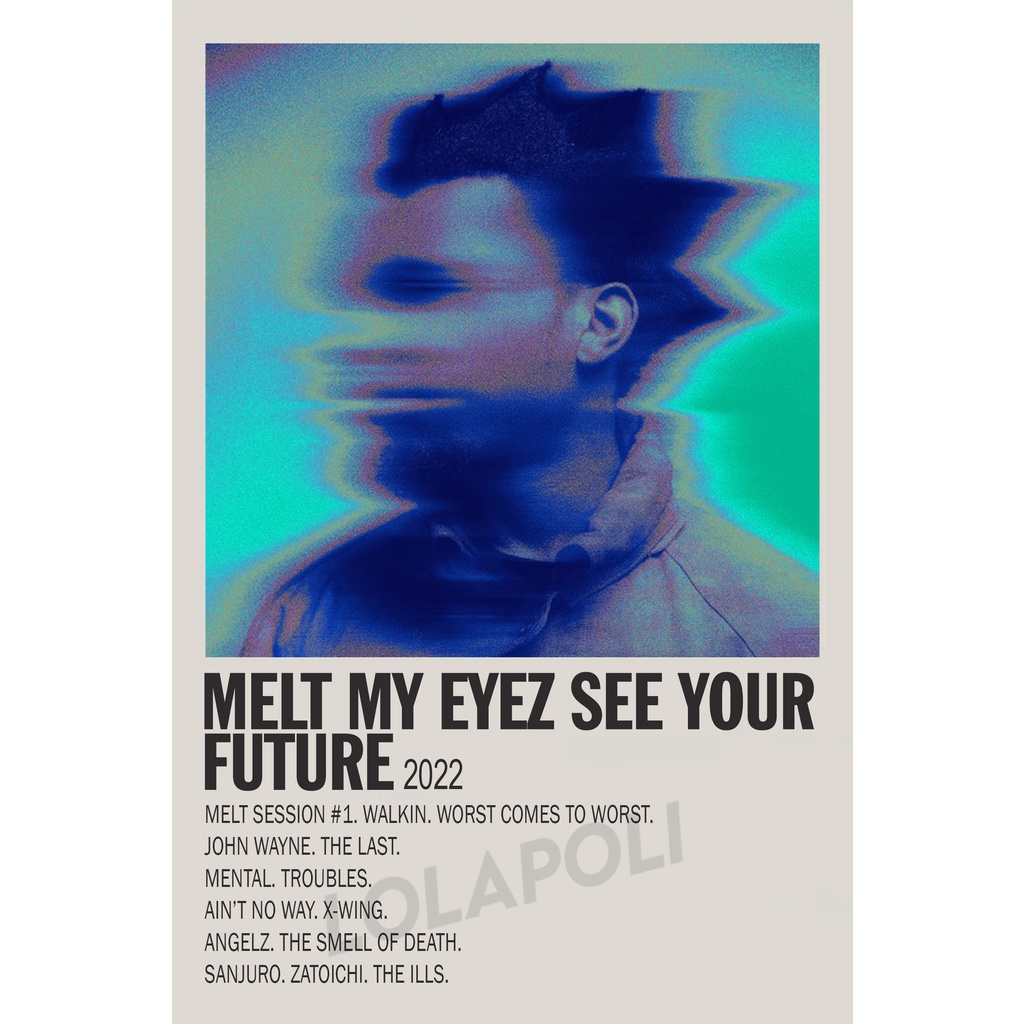 Jual Poster Cover Album Melt My Eyez See Your Future - Denzel Curry ...