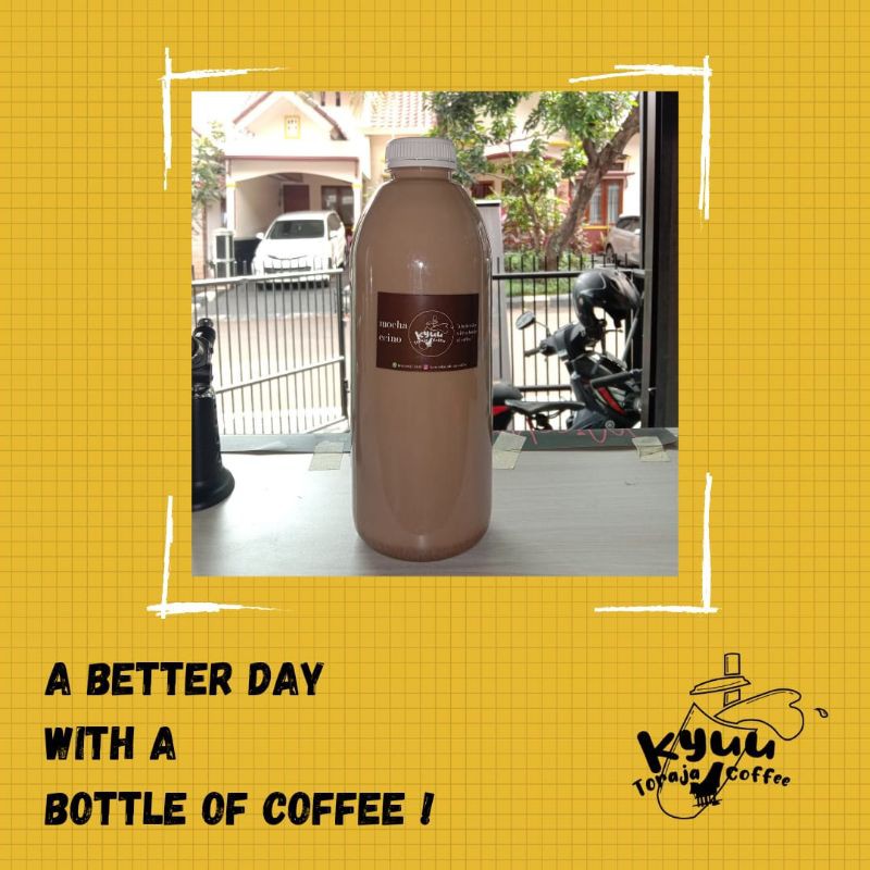 Jual KOPI BOTOLAN 1 LITER | Kyuu Toraja Coffee - Kopi Botol 1 Liter ...