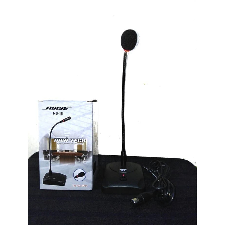 Jual Microphone meja Atau Mic podium Noise NS-18 New Series Microphone ...