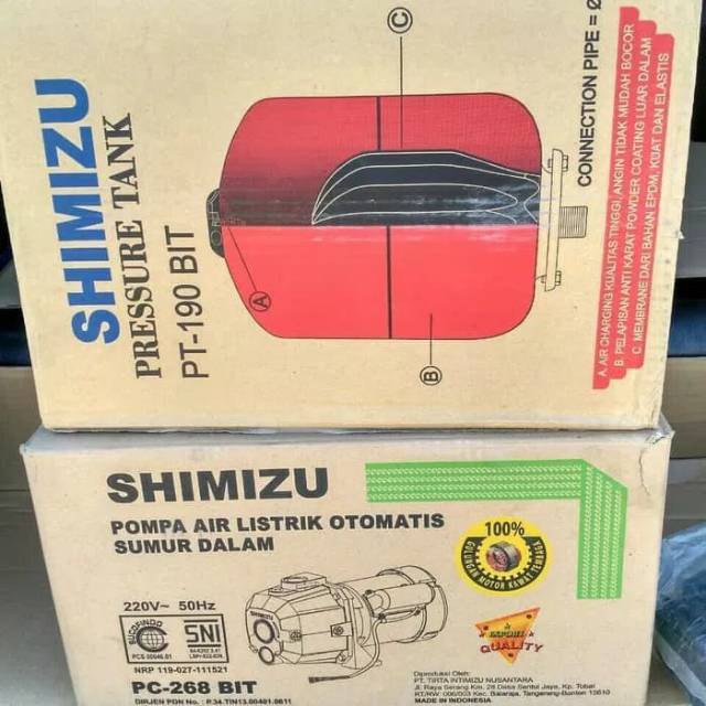 Jual Pompa air jet pump shimizu pc 268 bit PS268bit ps 268 bit jet PAM ...