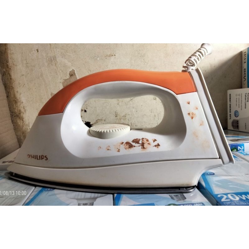 Jual Setrika Gosokan Philips Tipe HI 115 Oren Second/ bekas Berkualitas ...