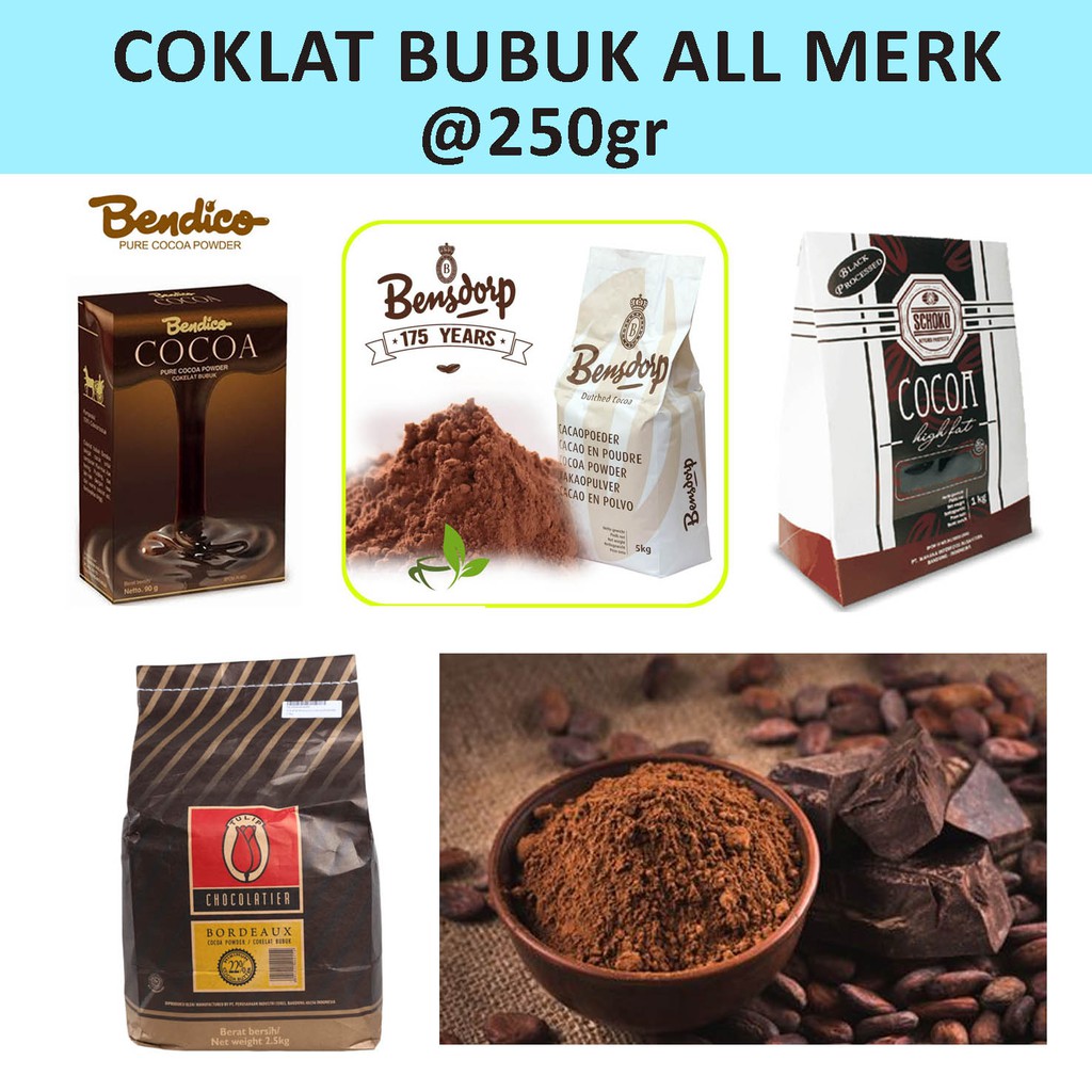 Jual Coklat bubuk 250 gr All merk | Shopee Indonesia