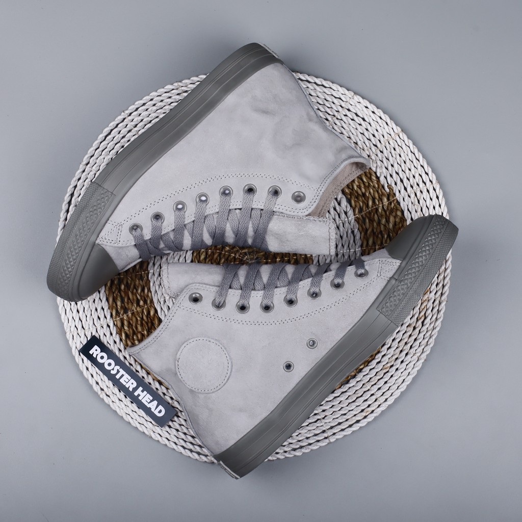 Jual Converse All Star Chuck Taylor High Mercury Suede Full Grey Abu ...