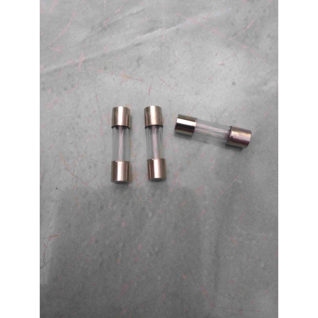 Jual Sekring Fuse Glass Sikring Kaca Bening Tabung 5x20 6x30 mm 5A 10A ...