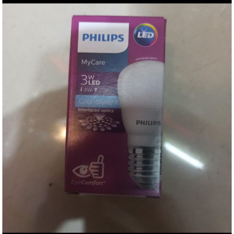 Jual lampu led 3w 3 watt bulb philips 3w 3 watt pijar led philips 3w ...