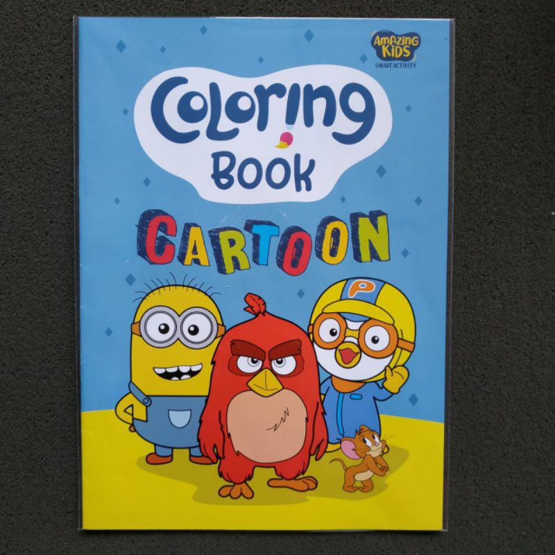 Jual Buku Mewarnai Anak TK & Paud : Coloring Book Cartoon - Amazing ...