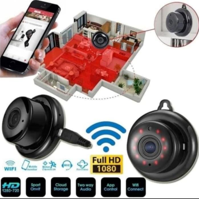 Jual Ip V380/Ip Cam Wireless Infrared/Spy Camera Cctv Mini Full Hd Sale ...